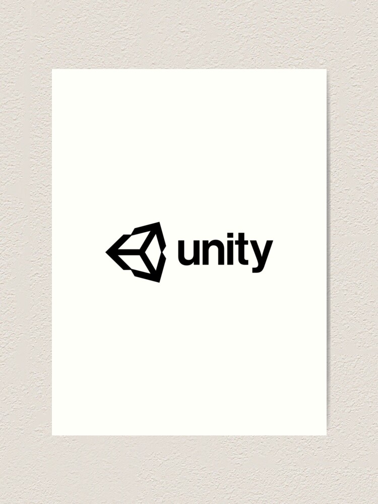 "Unity Game Engine Logo" Art Print for Sale by JaroNT | Redbubble