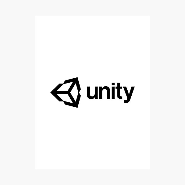 "Unity Game Engine Logo" Photographic Print by JaroNT | Redbubble