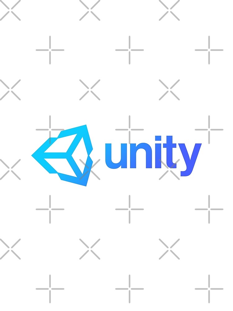 "Unity Game Engine Blue Logo" Canvas Print by JaroNT | Redbubble