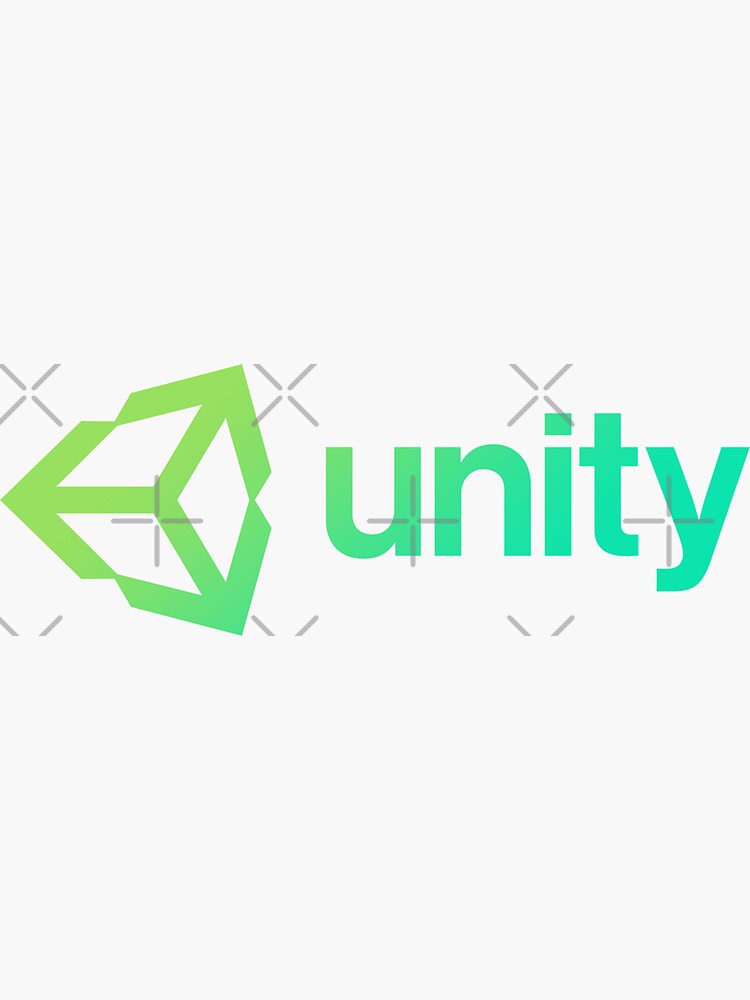 "Unity Game Engine Green Logo" Sticker for Sale by JaroNT | Redbubble