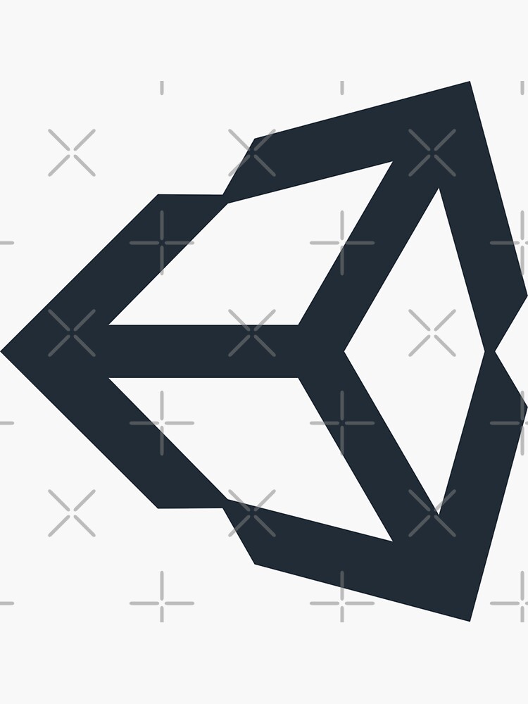 "Unity Game Engine Logo" Sticker by JaroNT | Redbubble