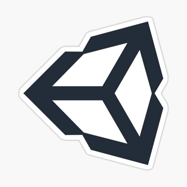 "Unity Game Engine Logo" Sticker by JaroNT | Redbubble