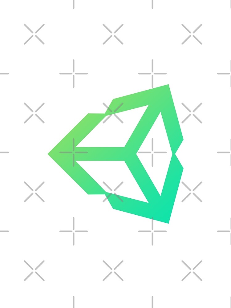 "Unity Game Engine Green Logo" Art Print by JaroNT | Redbubble