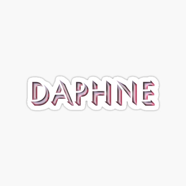 "Daphne" Sticker for Sale by Melmel9 | Redbubble