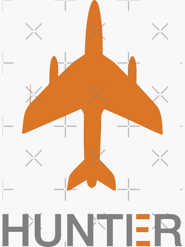 "Hawker Hunter" Sticker for Sale by StrongVlad | Redbubble