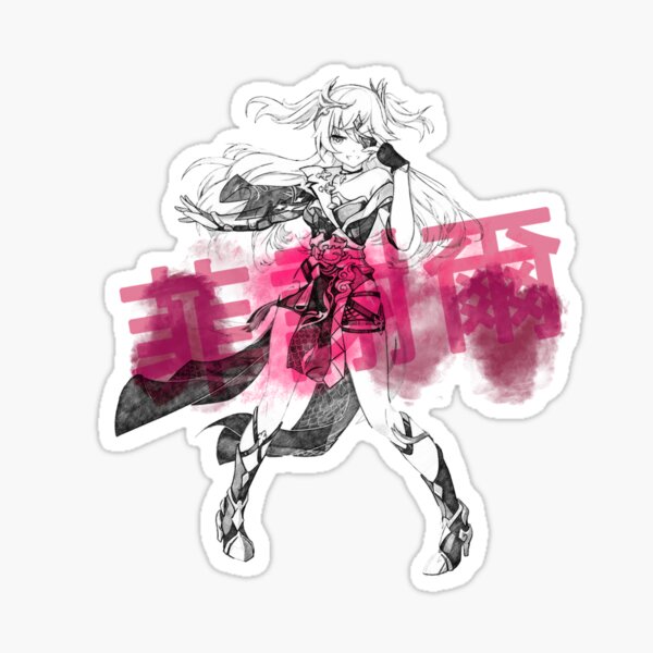"Fischl" Sticker for Sale by Makskey | Redbubble