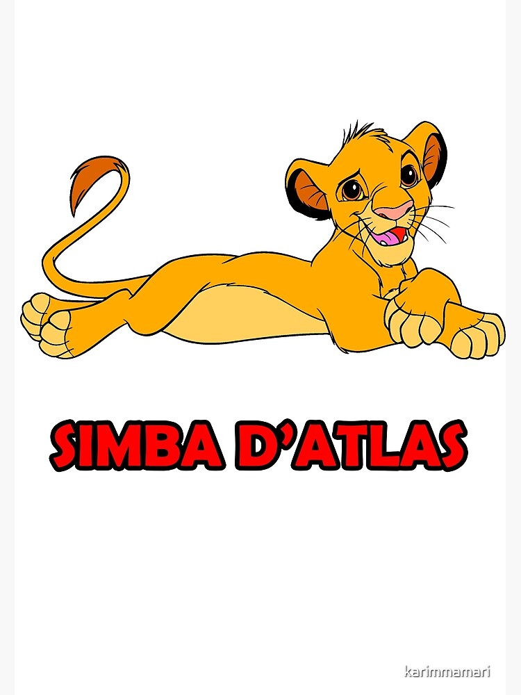 "SIMBA D'atlas" Poster by karimmamari | Redbubble