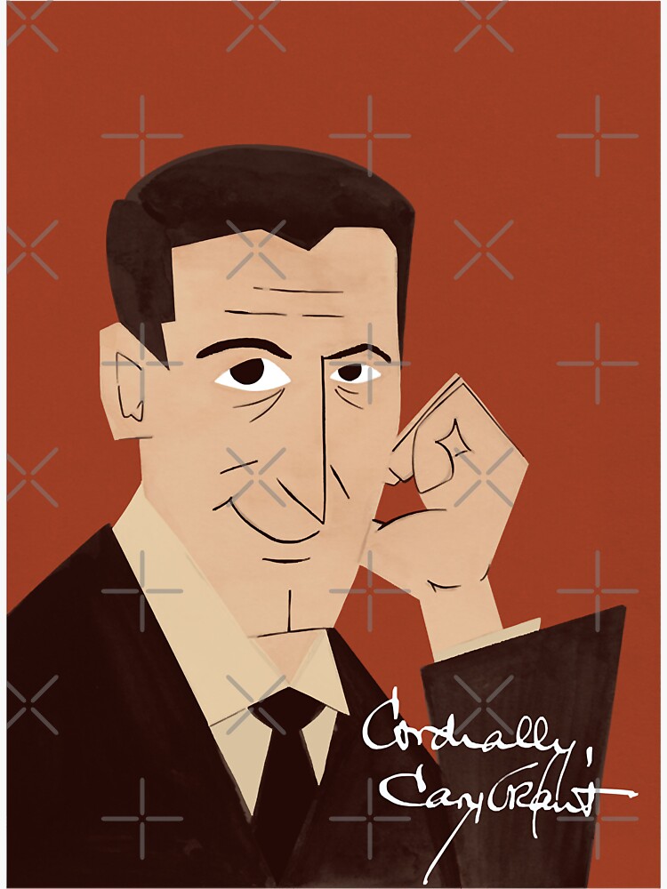 "Everyone wants to be Cary Grant. Even I want to be Cary Grant" Sticker ...