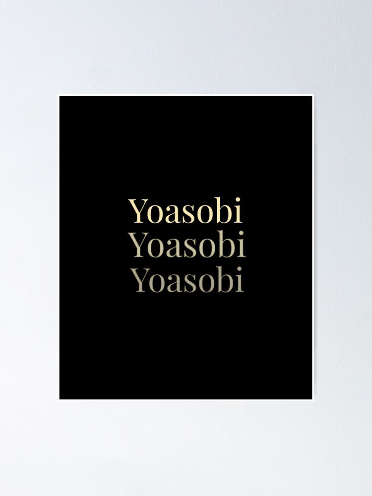 "Yoasobi Pin" Poster by DarksApparel | Redbubble