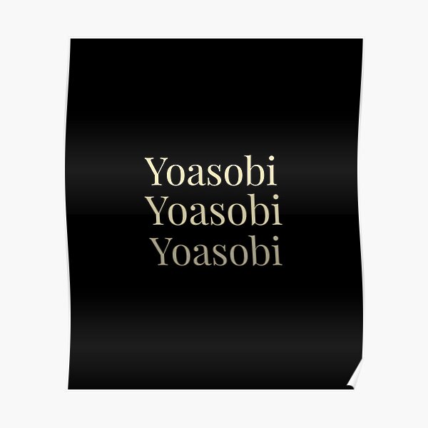 "Yoasobi Pin" Poster by DarksApparel | Redbubble