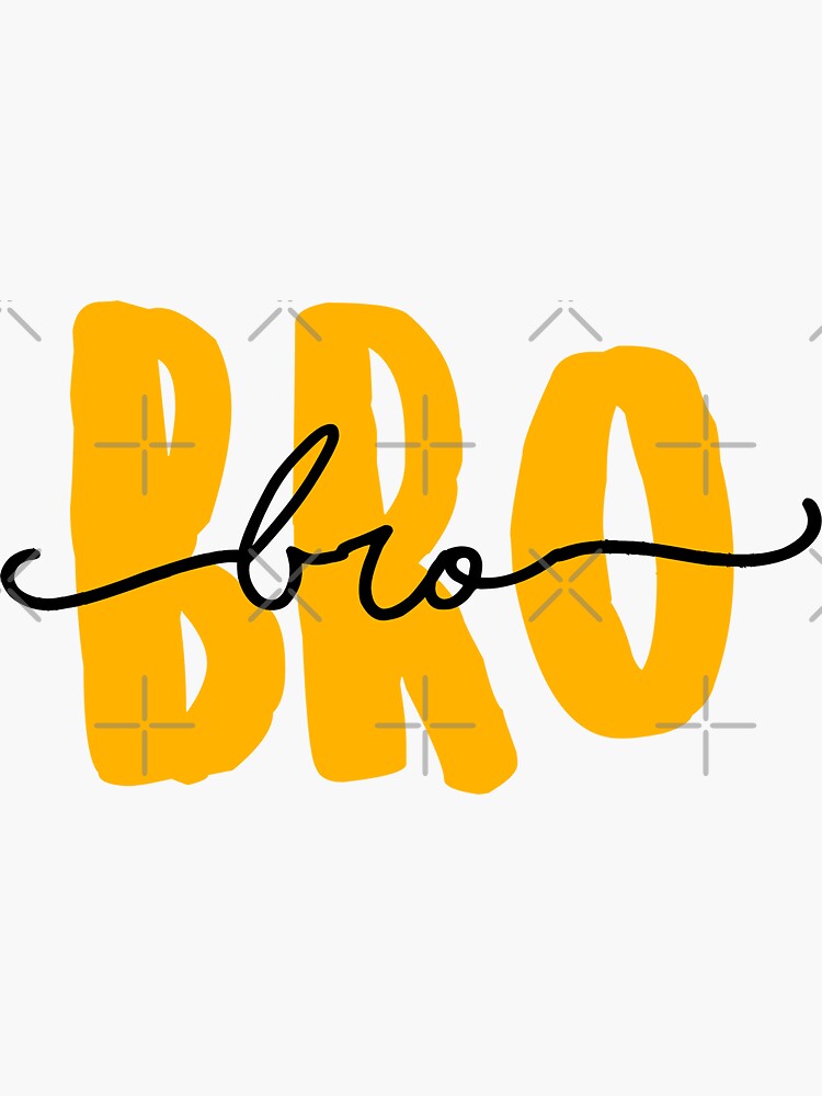 "Bro Aesthetic" Sticker by stickersxmuskan | Redbubble