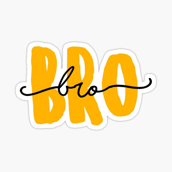 "Bro Aesthetic" Sticker by stickersxmuskan | Redbubble