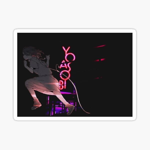 "Yoasobi Poster" Sticker for Sale by DarksApparel | Redbubble