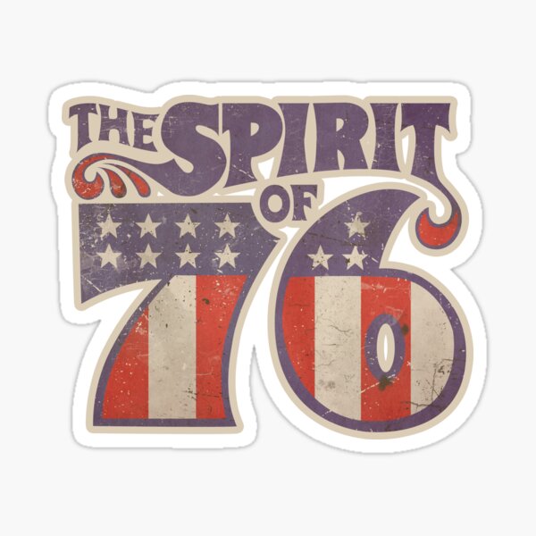 "Spirit of 76 retro" Sticker for Sale by Ploxd | Redbubble