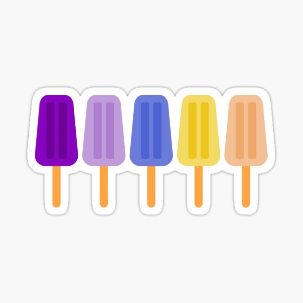 "Popsicles" Sticker for Sale by ciaobebo | Redbubble