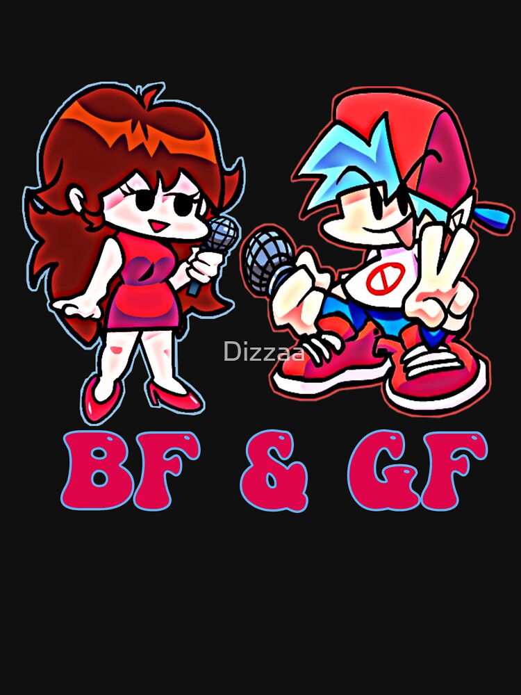 "Fnf boyfriend x girlfriend Friday Night Funkin" Active T-Shirt for ...