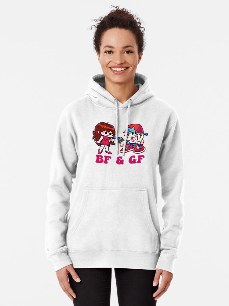 "Fnf boyfriend x girlfriend Friday Night Funkin" Pullover Hoodie by ...