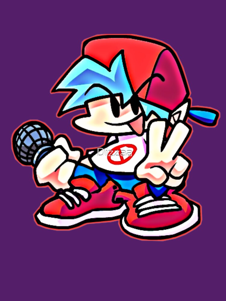 Fnf Boyfriend Friday Night Funkin Classic T-Shirt Designed & Sold By ...