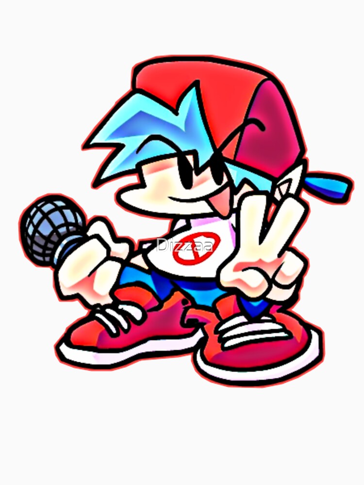 "Fnf boyfriend Friday Night Funkin" T-shirt for Sale by Dizzaa ...