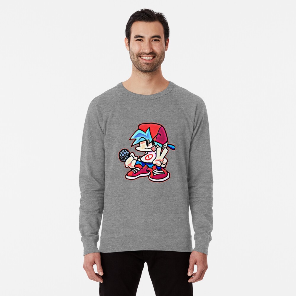 "Fnf boyfriend Friday Night Funkin" Lightweight Sweatshirt for Sale by ...