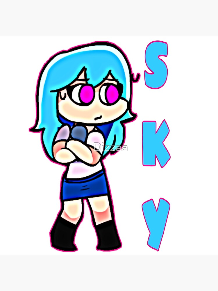 Fnf sky Friday Night Funkin Premium Matte Vertical Poster sold by ...