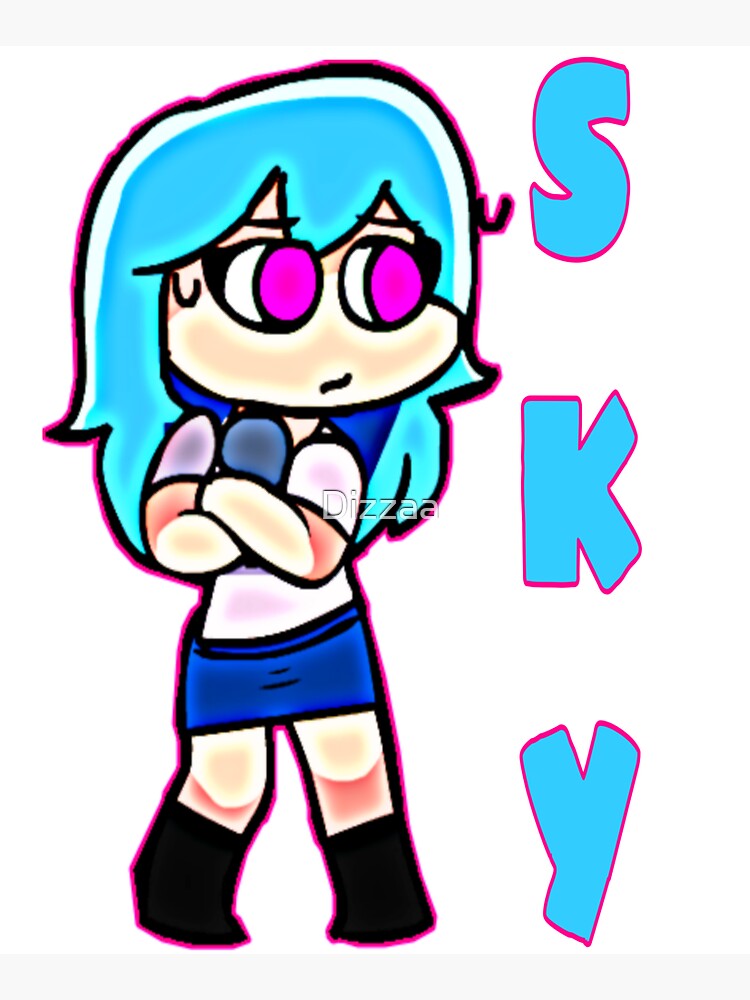 "Fnf sky Friday Night Funkin" Tote Bag by Dizzaa | Redbubble