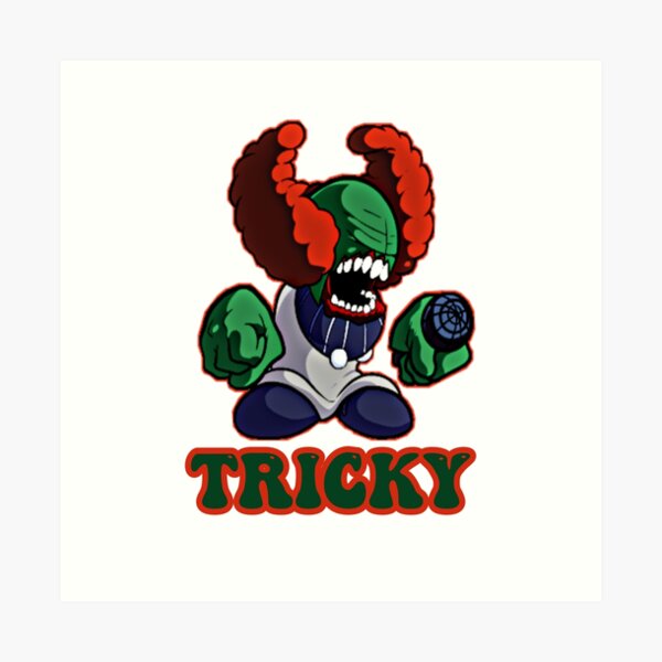 "Fnf tricky Friday Night Funkin" Art Print for Sale by Dizzaa | Redbubble