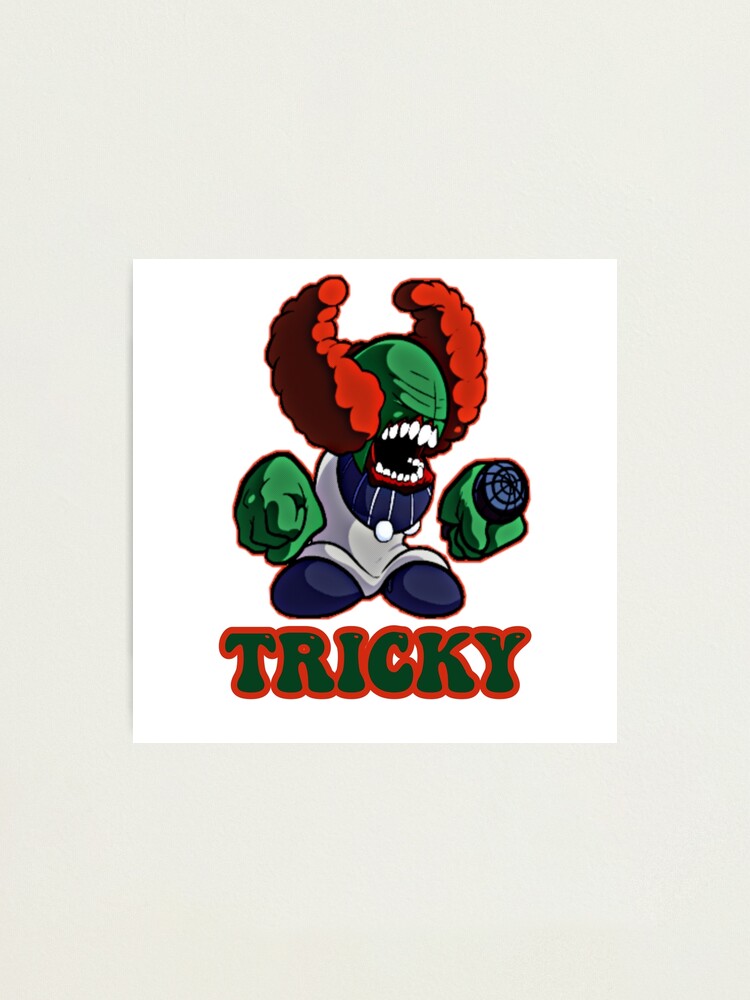 "Fnf tricky Friday Night Funkin" Photographic Print by Dizzaa | Redbubble
