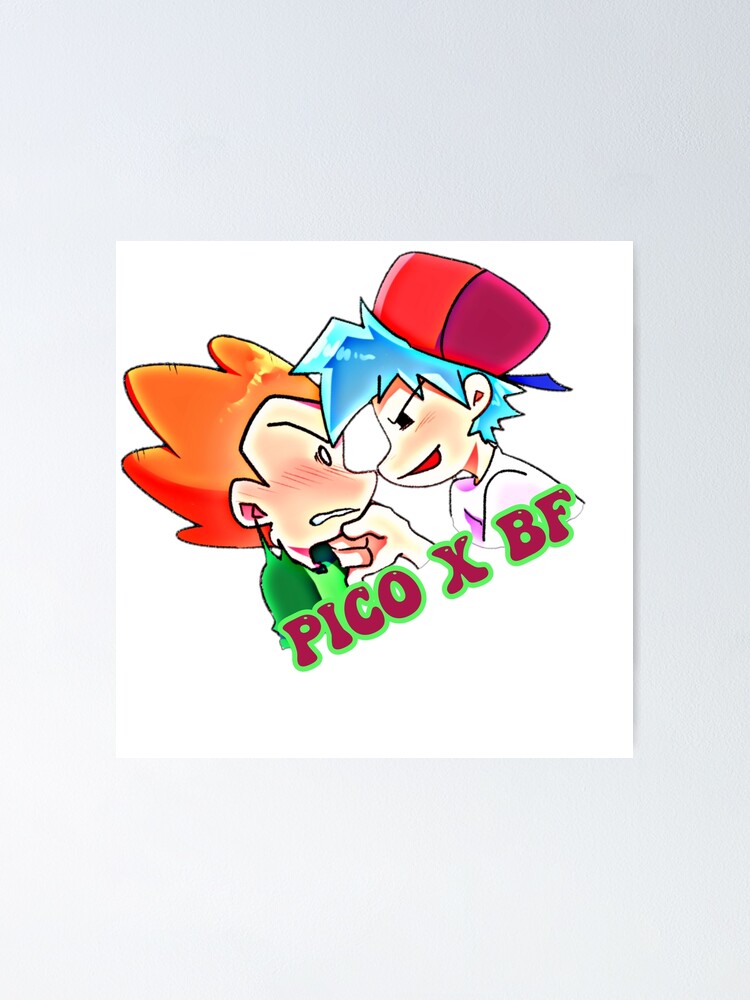 "Fnf pico x bf Friday Night Funkin" Poster for Sale by Dizzaa | Redbubble