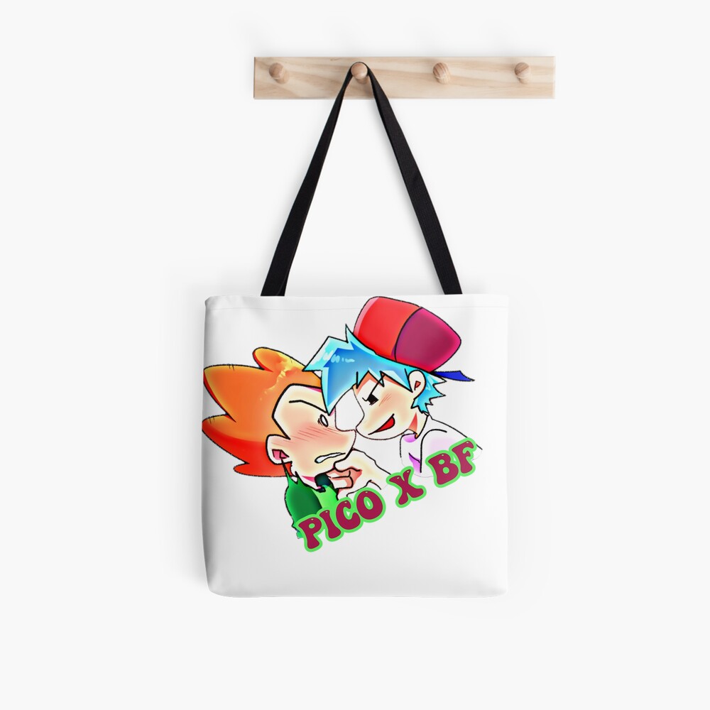 "Fnf pico x bf Friday Night Funkin" Tote Bag by Dizzaa | Redbubble