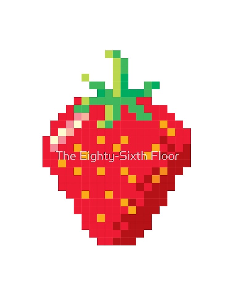 "Pixel Strawberry" Art Print for Sale by lisa86f | Redbubble