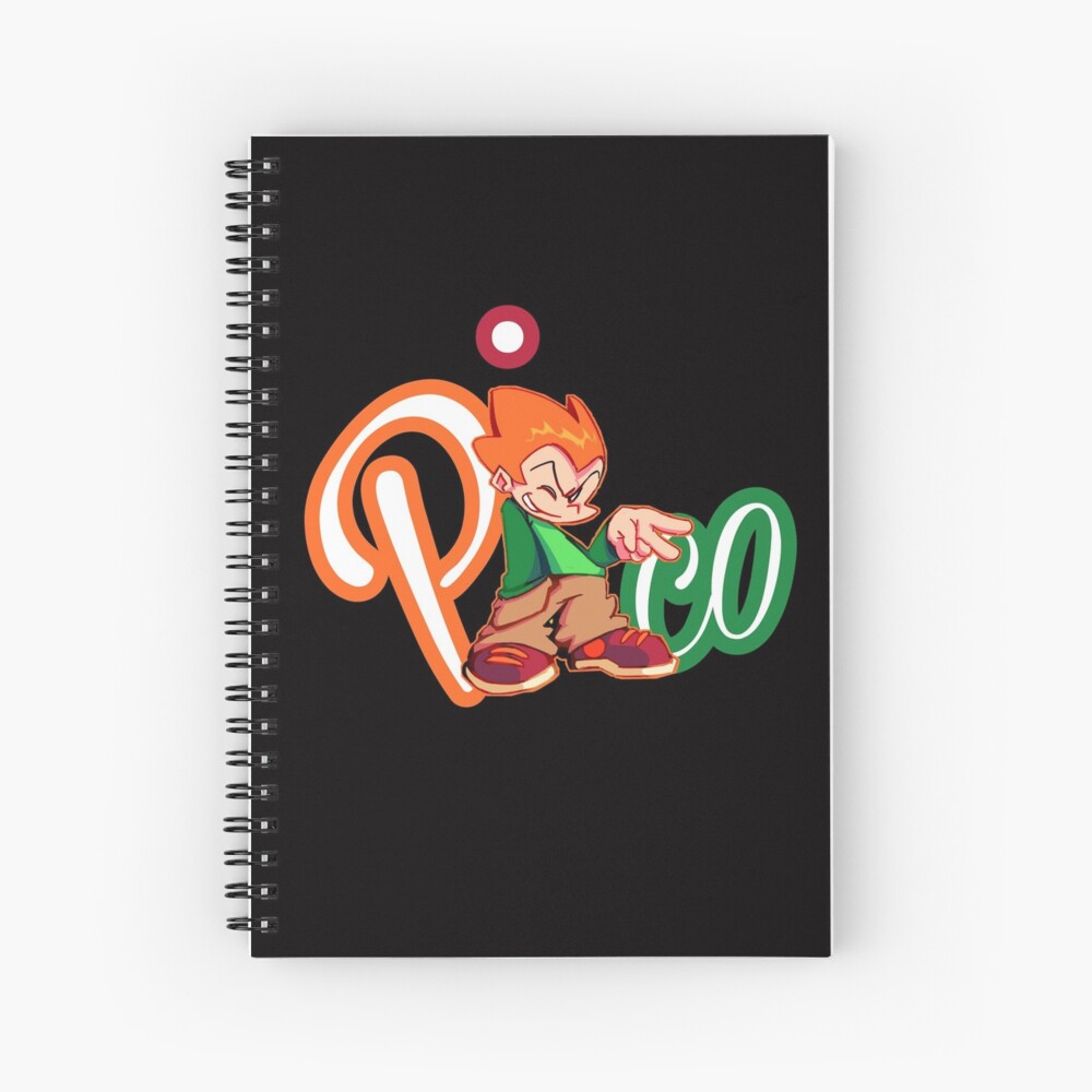 "Fnf pico Friday Night Funkin" Spiral Notebook by Dizzaa | Redbubble