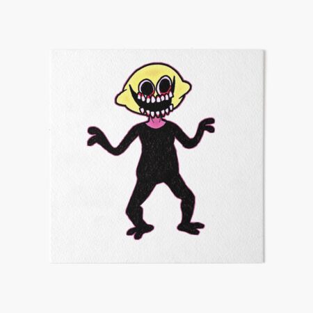 "Fnf Lemon demon Friday Night Funkin" Art Board Print for Sale by ...