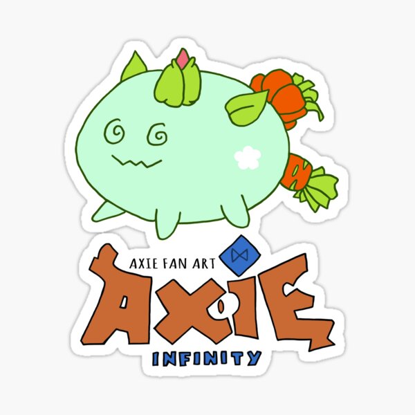 "Axie Infinity Logo and Tank" Sticker for Sale by CalicoCatCyber ...