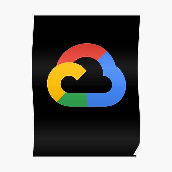 "Google Cloud Platform GCP" Poster by myshoponred | Redbubble