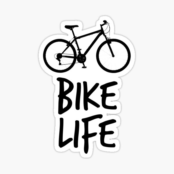 "BIKE LIFE" Sticker for Sale by Jailboticus | Redbubble