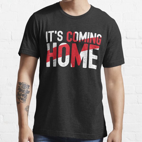 "Its Coming Home England Football Design" T-shirt for Sale by justjonboy | Redbubble | its ...