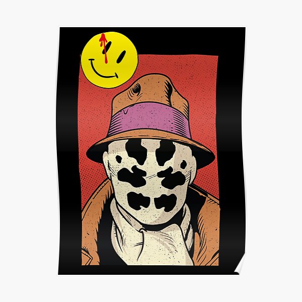 "watchmen - Rorschach" Poster by redwane | Redbubble