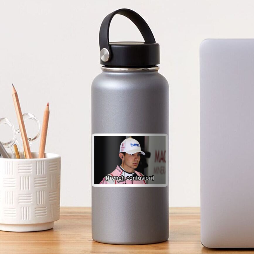 "Esteban Ocon Formula One Reaction Meme" Sticker for Sale by ...