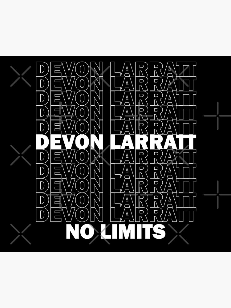 Póster «Logotipo de texto sin límites de Devon Larratt» de ...