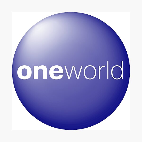 "Oneworld Logo" Photographic Print for Sale by Monoplayz | Redbubble