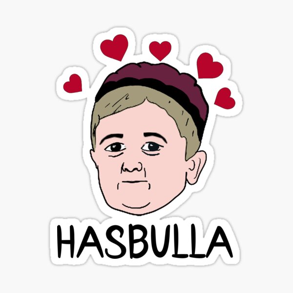 "Funny Cute Hasbulla" Sticker for Sale by Anas777 | Redbubble