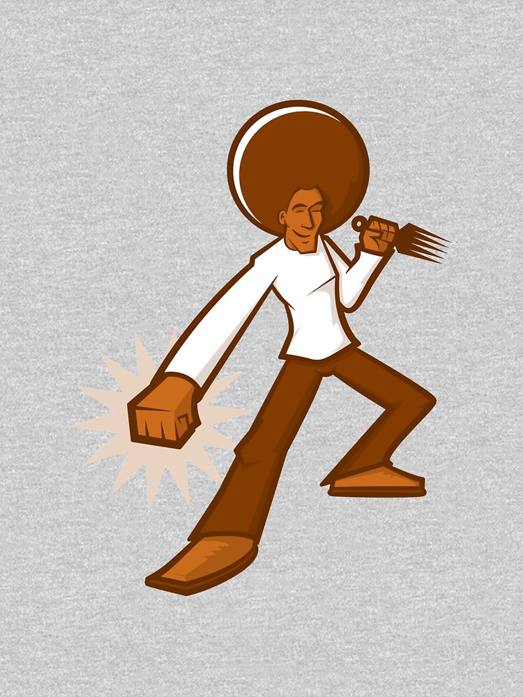 "Afro Ninja" T-shirt for Sale by graphicgeoff | Redbubble | afro t ...