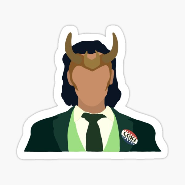 "President Loki" Sticker for Sale by heyitslaken | Redbubble