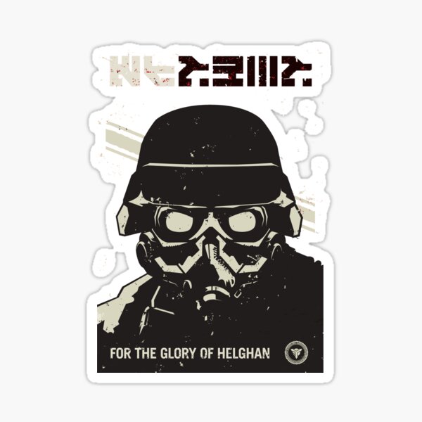"Killzone - Glory Propaganda Poster" Sticker by Gekidami | Redbubble
