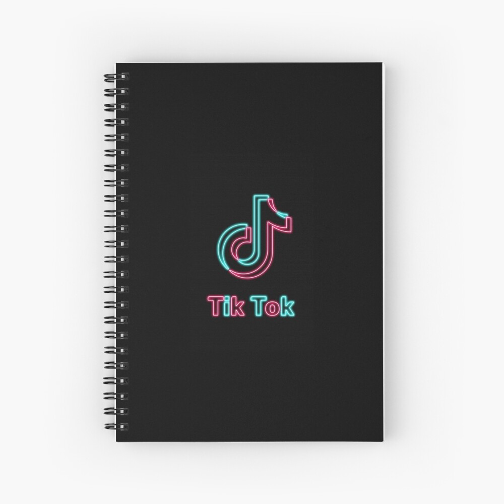 "TIKTOK LOGO" Spiral Notebook by devinmartir | Redbubble