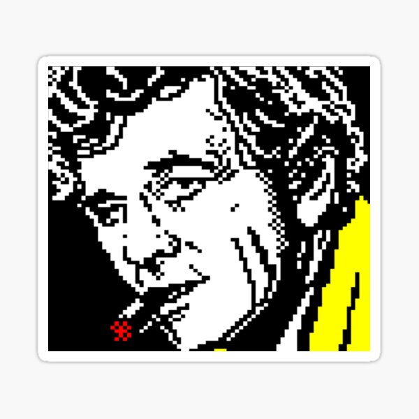 Pegatina «Pixel art de Columbo» de SLPerrin | Redbubble