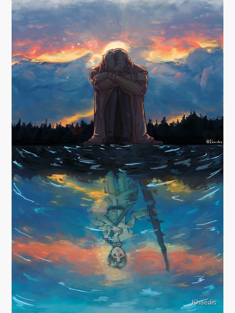 "Zeke Yeager from Attack on Titan, Past & Present" Sticker by Khaedis ...