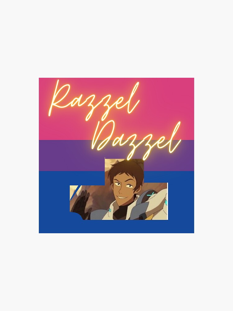 "Razzel Dazzle-Lance Style" Sticker by Astralis16 | Redbubble