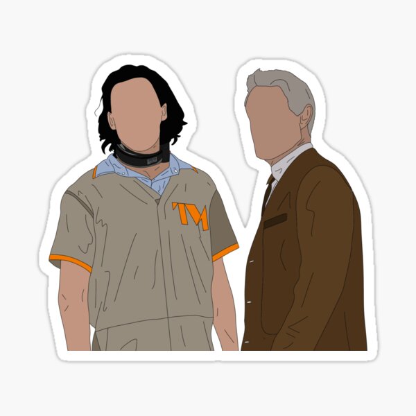 "Loki and Mobius Merch Cute" Sticker for Sale by Brooktp | Redbubble